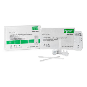 McKesson Consult® Respiratory Test Kit COVID-19 / Flu A&B — Medical ...