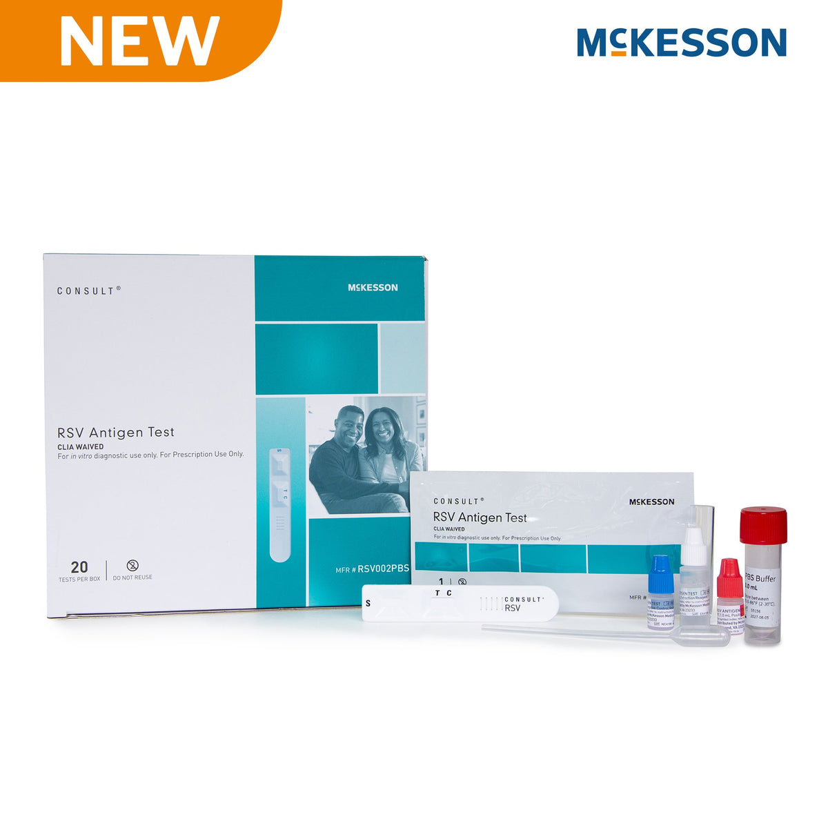 McKesson Consult™ Respiratory Test Kit RSV — Medical Supply Pros