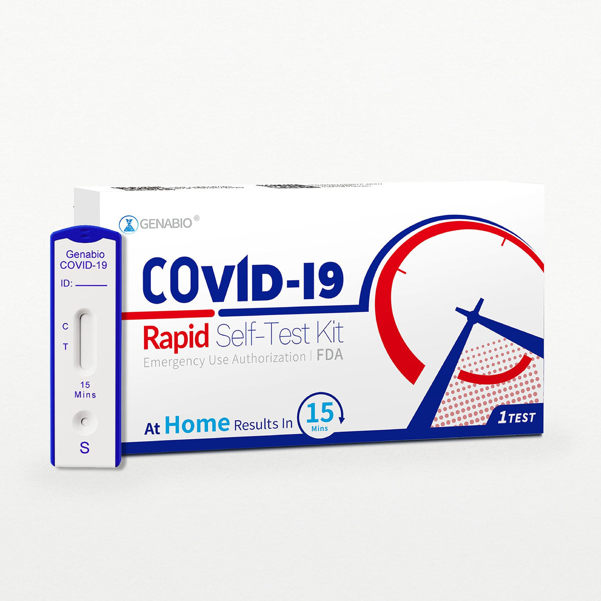 Respiratory Test Kit Genabio® COVID-19 Rapid Self-Test — Medical Supply ...