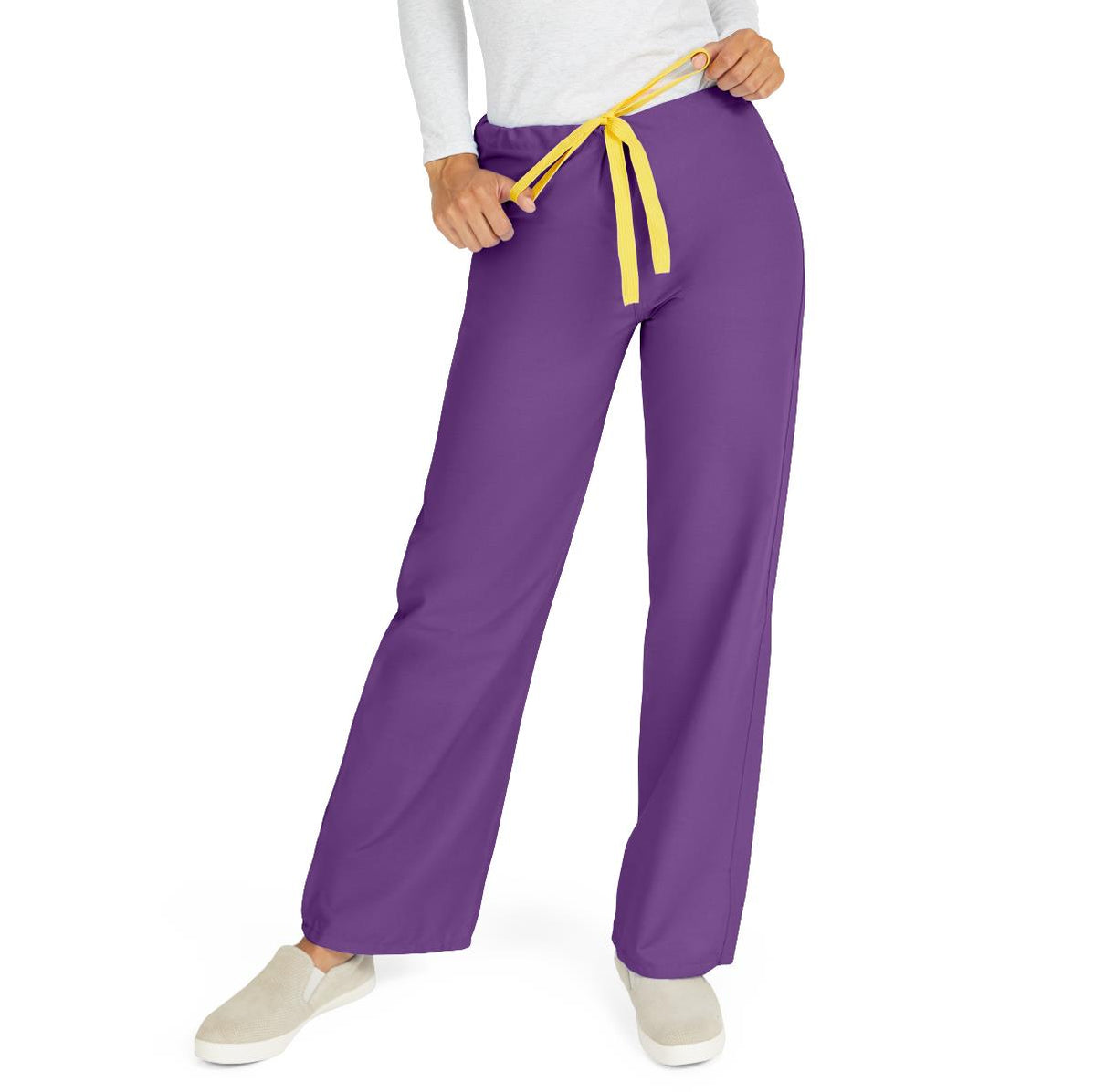 Medline AngelStat Unisex Reversible Scrub Pants with Drawstring Waist ...