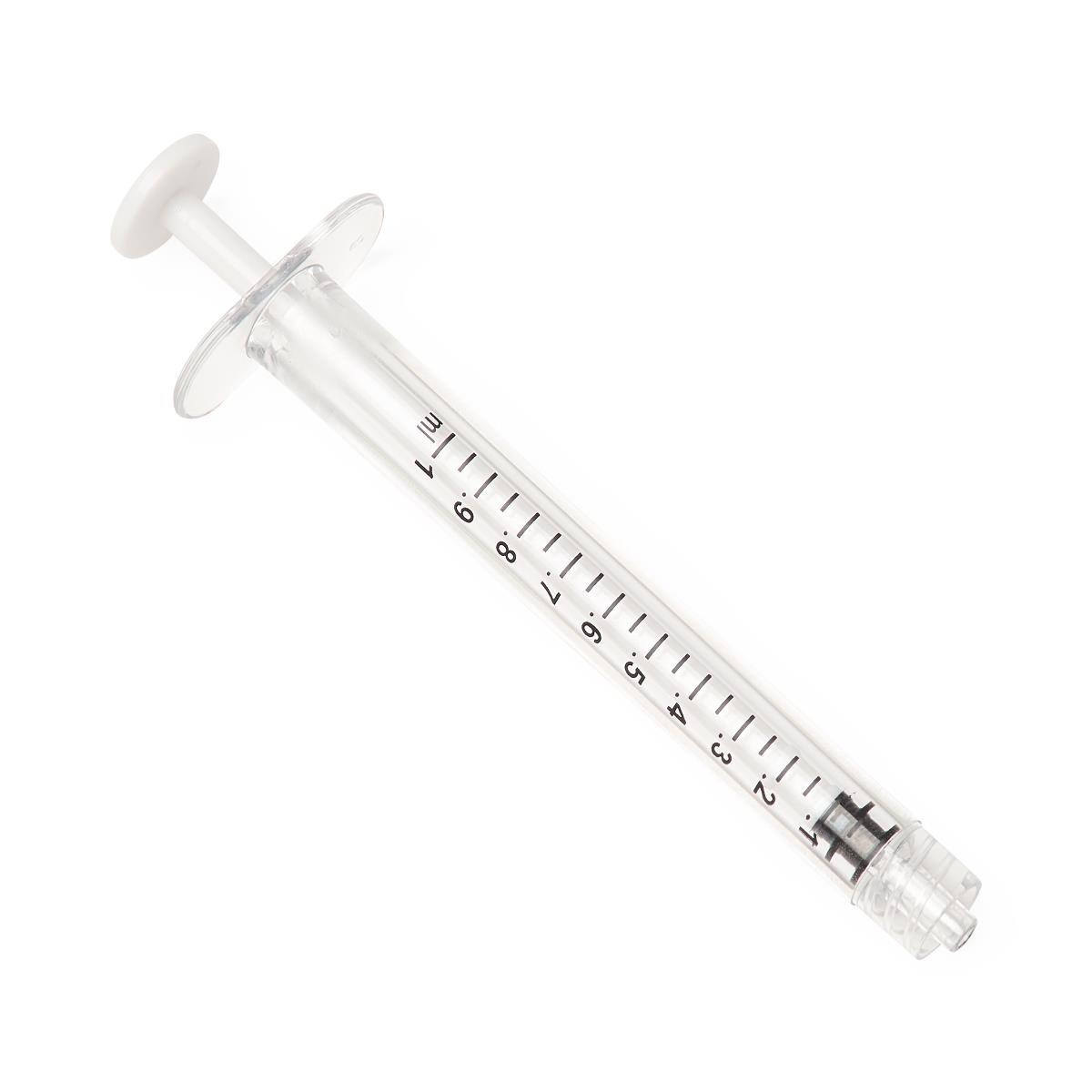 Medline 1 mL Sterile Colored Medication Syringe with Luer Lock Tip ...