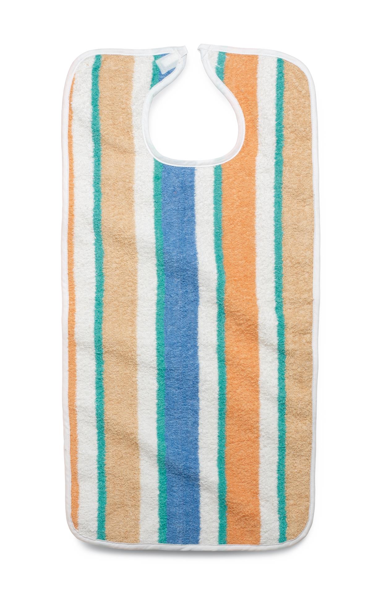 Medline Terry Cloth Striped Clothing Protectors — Medical Supply Pros