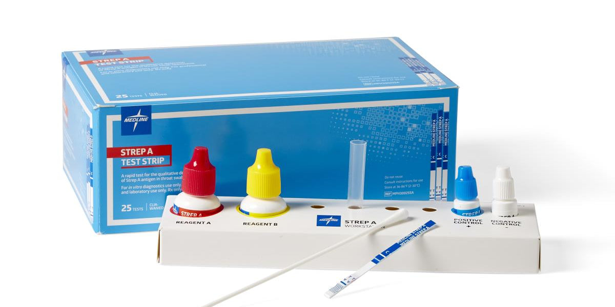 Medline Group A Strep Dipstick Test — Medical Supply Pros