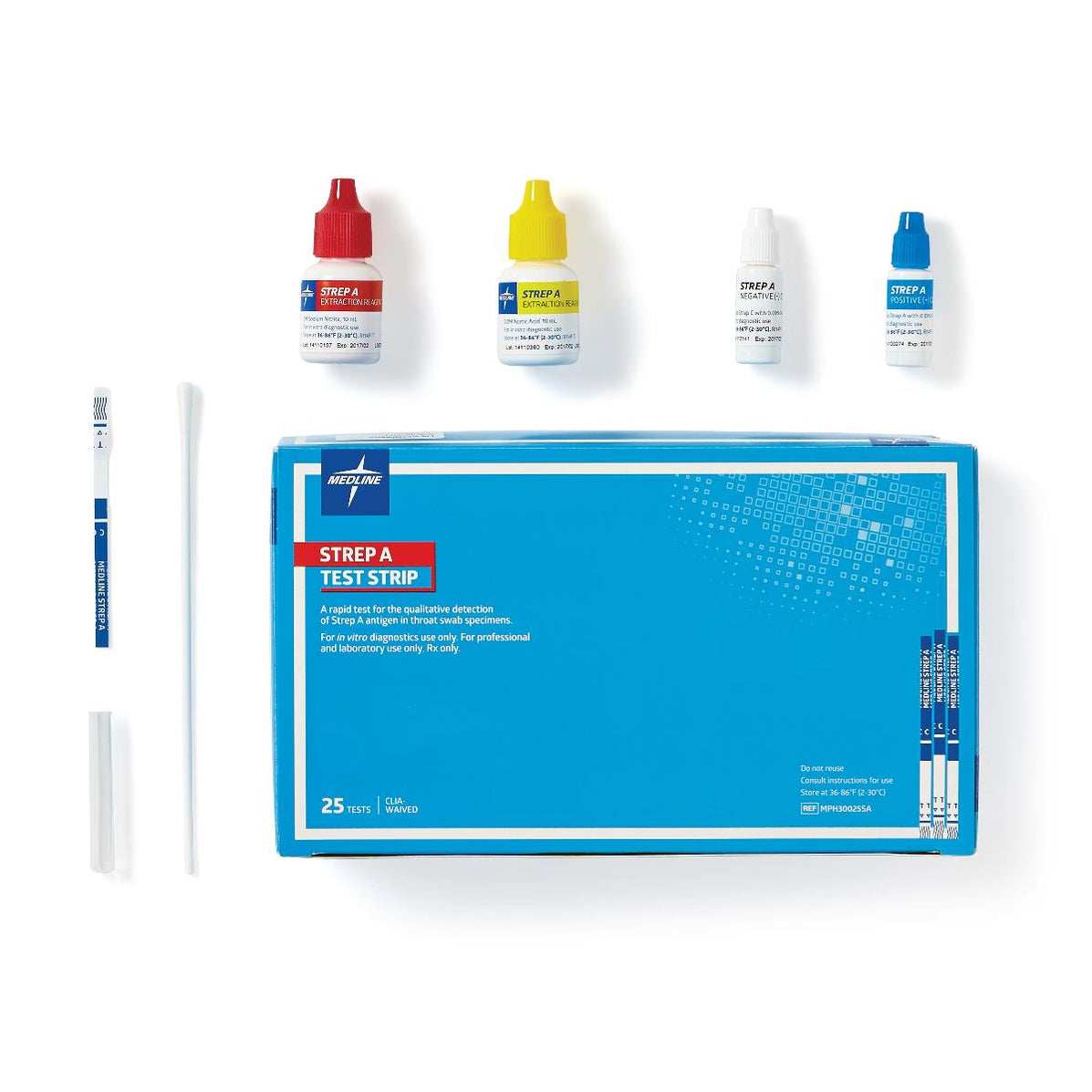 Medline Group A Strep Dipstick Test — Medical Supply Pros
