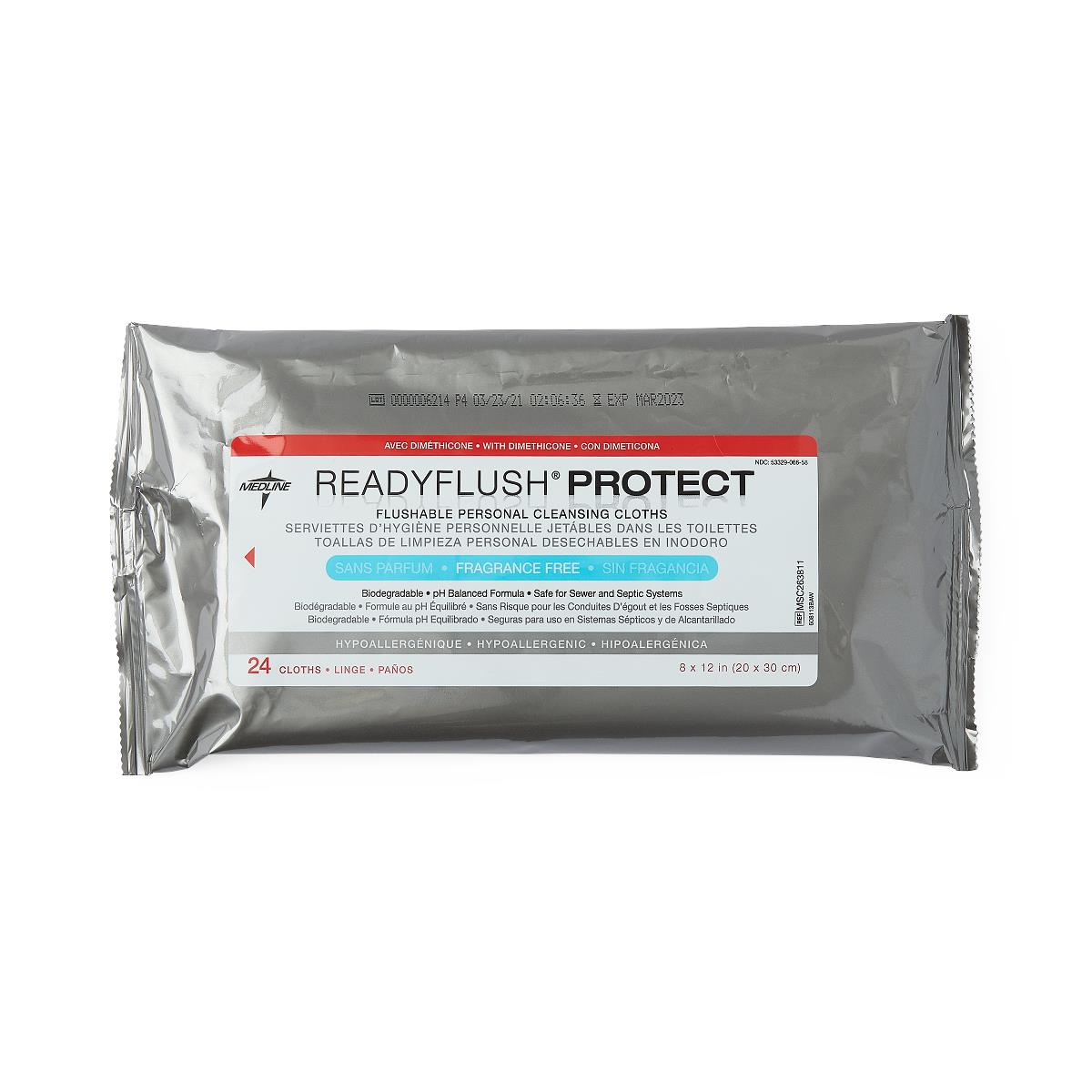 ReadyFlush Protect Biodegradable Flushable Wipes — Medical Supply Pros