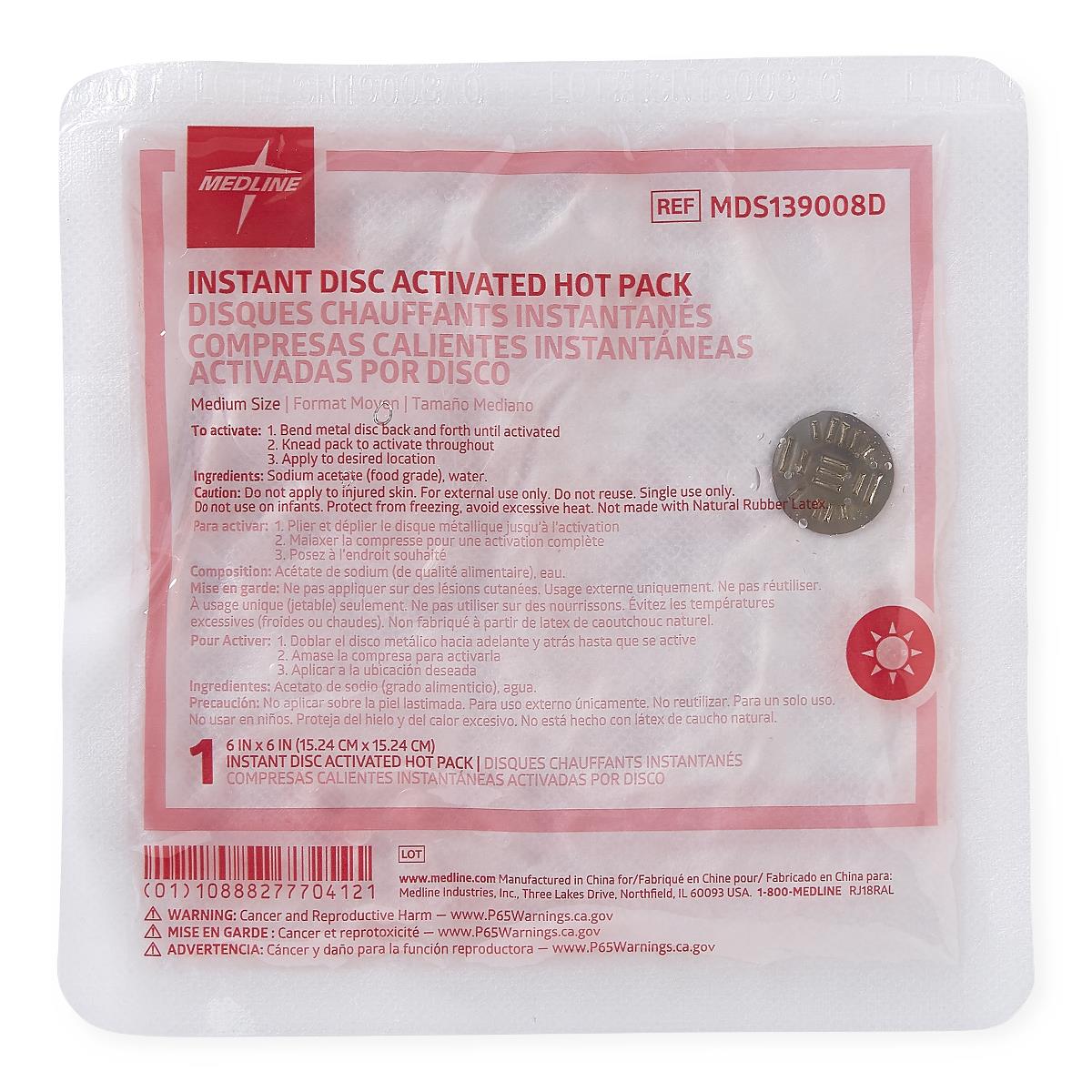 Medline Disc Hot Packs — Medical Supply Pros