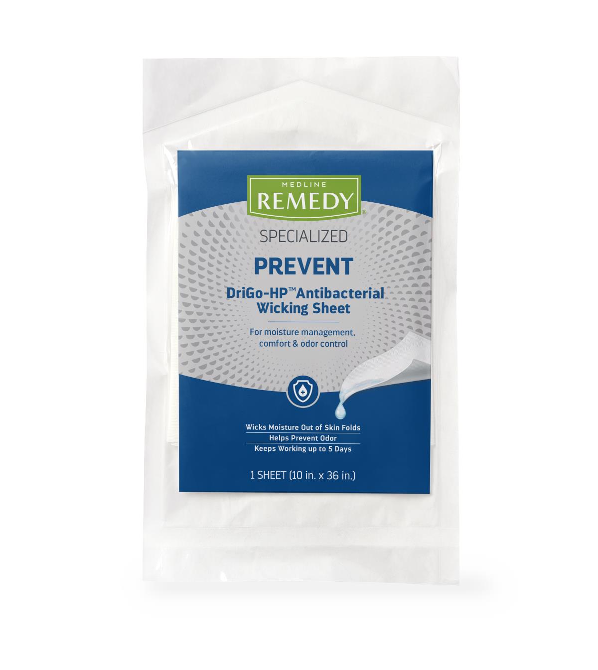 Medline Remedy Specialized DriGo-HP Antibacterial Wicking Sheets ...
