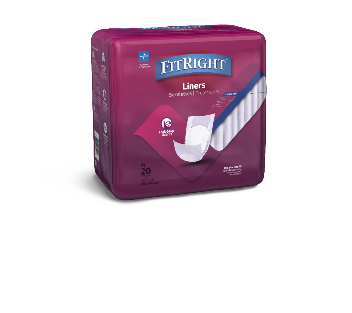FitRight Incontinence Liners — Medical Supply Pros