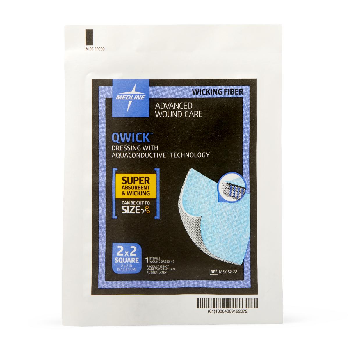 Qwick Non-Adhesive Super Absorbent Wound Dressing — Medical Supply Pros