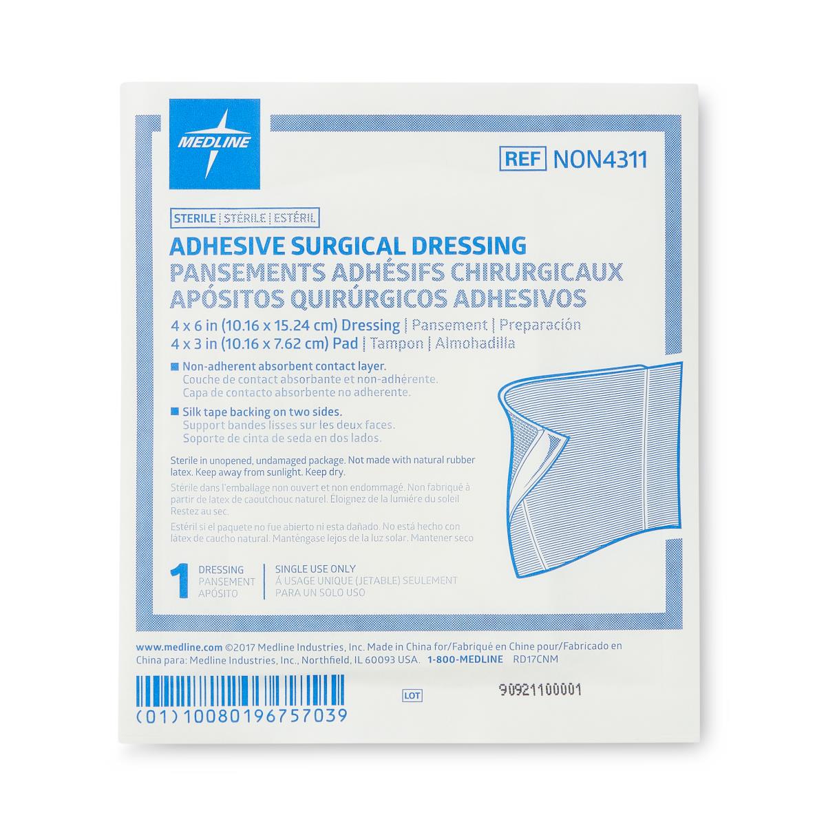 Medline Sterile Surgical Adhesive Dressings — Medical Supply Pros